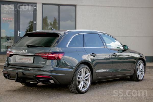 Grey Audi A4 2021 in Tukums, with an engine capacity of 2.00 L and mileage of 211 thousand km for 16491 €, photo 4 on AUTOMOTO.COM.LV