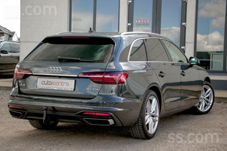 Grey Audi A4 2021 in Tukums, with an engine capacity of 2.00 L and mileage of 211 thousand km for 16491 €, photo 7 on AUTOMOTO.COM.LV