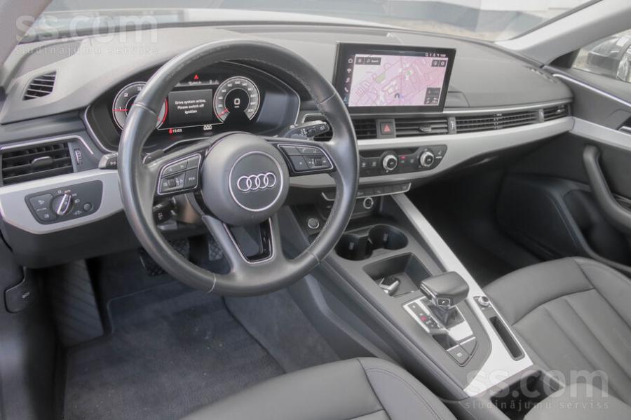Grey Audi A4 2021 in Tukums, with an engine capacity of 2.00 L and mileage of 211 thousand km for 16491 €, photo 13 on AUTOMOTO.COM.LV
