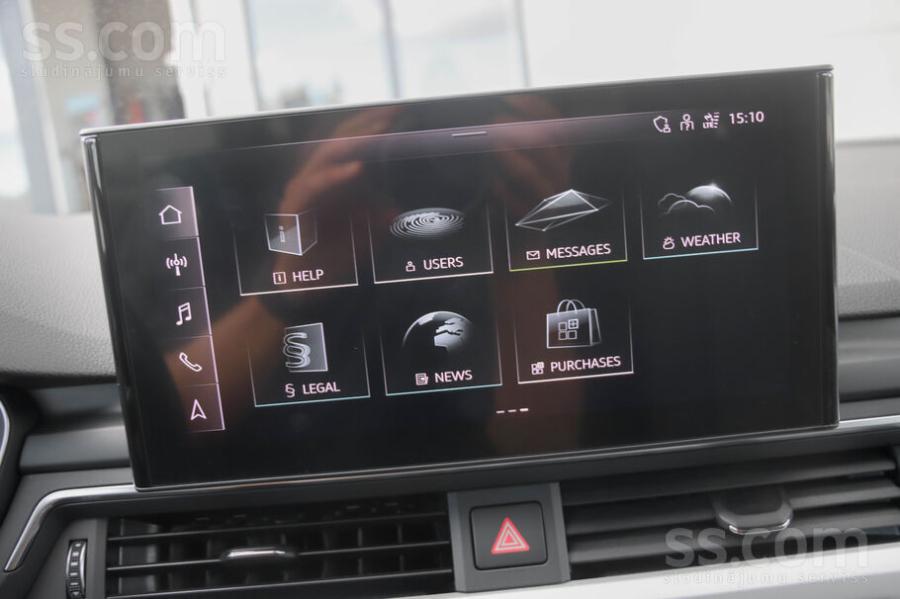 Grey Audi A4 2021 in Tukums, with an engine capacity of 2.00 L and mileage of 211 thousand km for 16491 €, photo 25 on AUTOMOTO.COM.LV