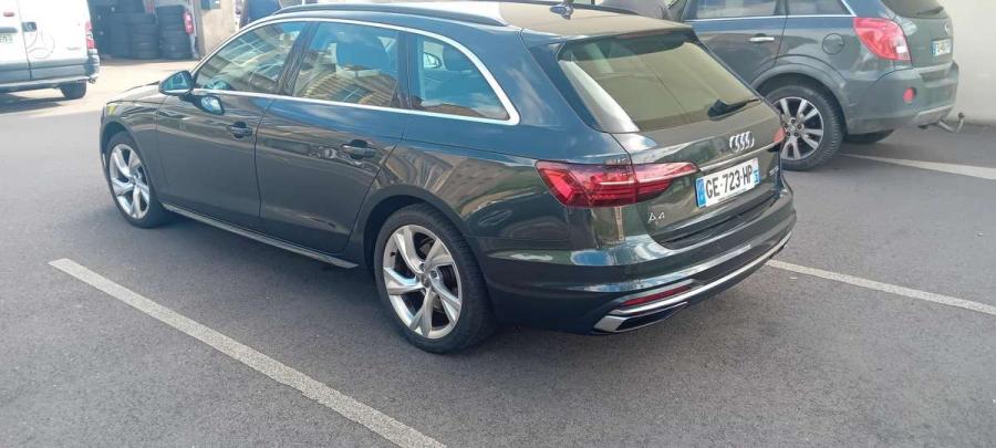 Grey Audi A4 2022 in Vilnius, with an engine capacity of 1.97 L and mileage of 265 thousand km for 14700 €, photo 4 on AUTOMOTO.COM.LV