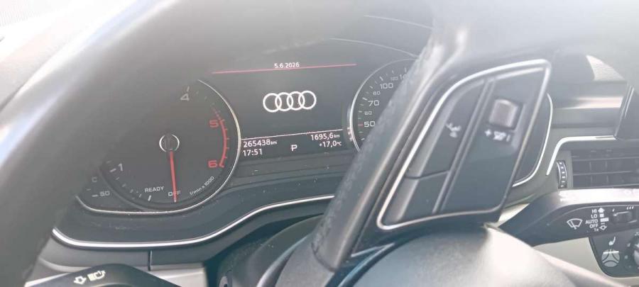 Grey Audi A4 2022 in Vilnius, with an engine capacity of 1.97 L and mileage of 265 thousand km for 14700 €, photo 8 on AUTOMOTO.COM.LV