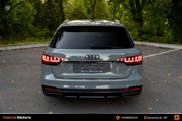 Audi A4 2022 in Kaunas on AUTOMOTO.COM.LV Grey Audi A4 2022 in Kaunas, with an engine capacity of 1.97 L and mileage of 202 thousand km for 20350 €, photo 6 on AUTOMOTO.COM.LV