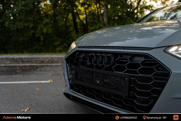 Audi A4 2022 in Kaunas on AUTOMOTO.COM.LV Grey Audi A4 2022 in Kaunas, with an engine capacity of 1.97 L and mileage of 202 thousand km for 20350 €, photo 8 on AUTOMOTO.COM.LV