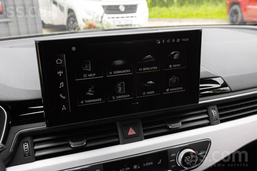 Grey Audi A4 2023 in Jelgava, with an engine capacity of 2.00 L and mileage of 195 thousand km for 21900 €, photo 19 on AUTOMOTO.COM.LV