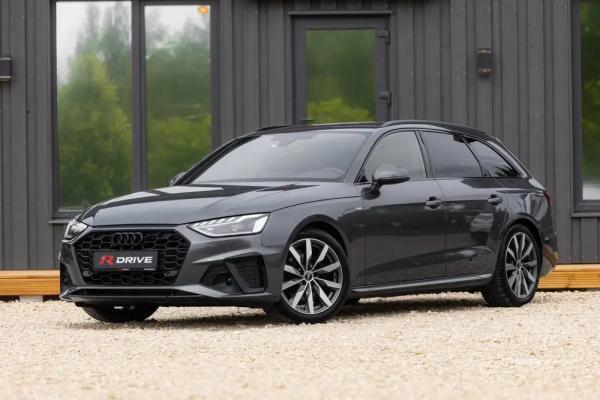 Grey Audi A4 2023 in Jelgava, with an engine capacity of 2.00 L and mileage of 195 thousand km for 21900 €, photo 4 on AUTOMOTO.COM.LV