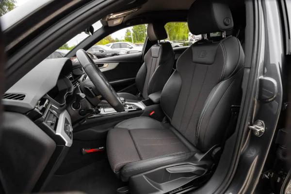Grey Audi A4 2023 in Jelgava, with an engine capacity of 2.00 L and mileage of 195 thousand km for 21900 €, photo 8 on AUTOMOTO.COM.LV