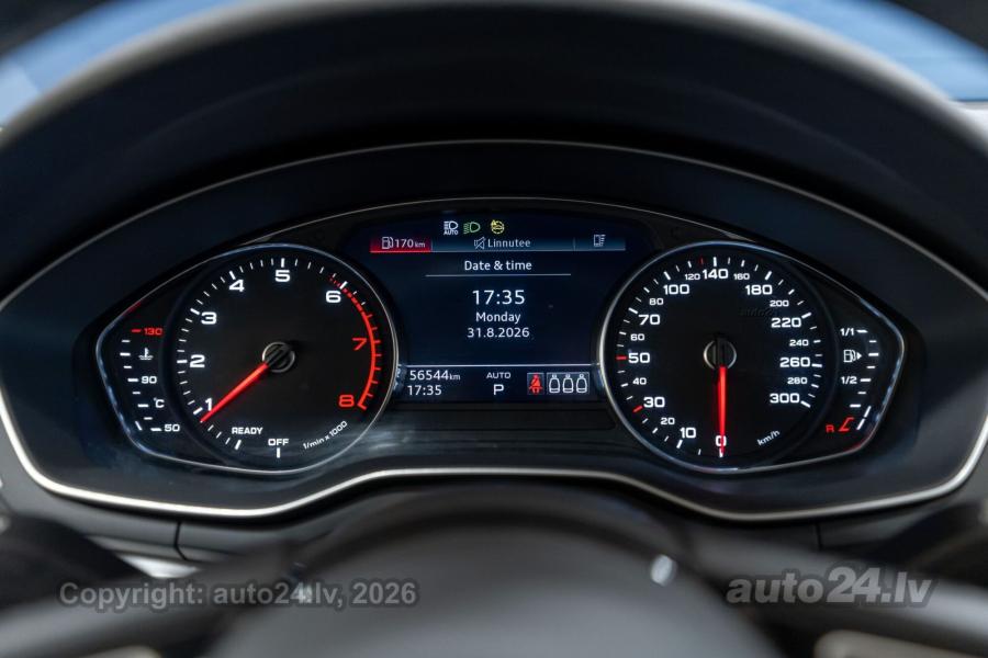 Grey Audi A4 2023 in Tallinn, with an engine capacity of 2.00 L and mileage of 57 thousand km for 28000 €, photo 11 on AUTOMOTO.COM.LV