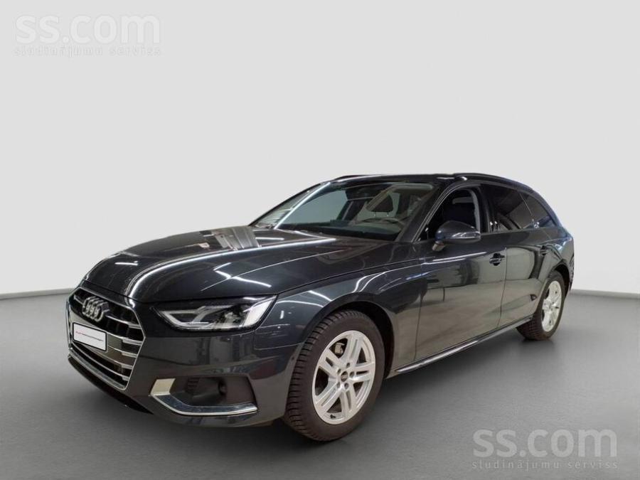 Grey Audi A4 2024 in Riga, with an engine capacity of 2.00 L and mileage of 12 thousand km for 29900 €, photo 1 on AUTOMOTO.COM.LV