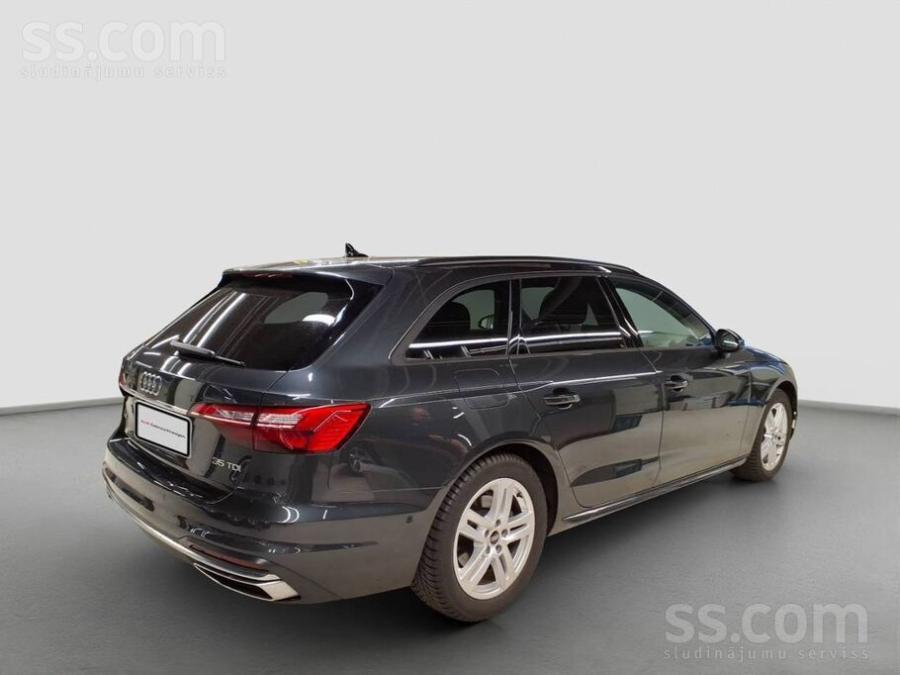 Grey Audi A4 2024 in Riga, with an engine capacity of 2.00 L and mileage of 12 thousand km for 29900 €, photo 3 on AUTOMOTO.COM.LV