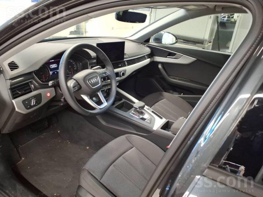 Grey Audi A4 2024 in Riga, with an engine capacity of 2.00 L and mileage of 12 thousand km for 29900 €, photo 4 on AUTOMOTO.COM.LV