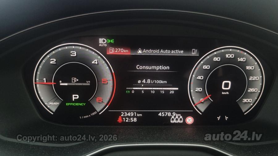 Pelēks Audi A4 2024 Tartu, ar dzinēja tilpumu 2.00 L un nobraukumu 24 tūkst. km par 42000 €, foto 13 vietnē AUTOMOTO.COM.LV