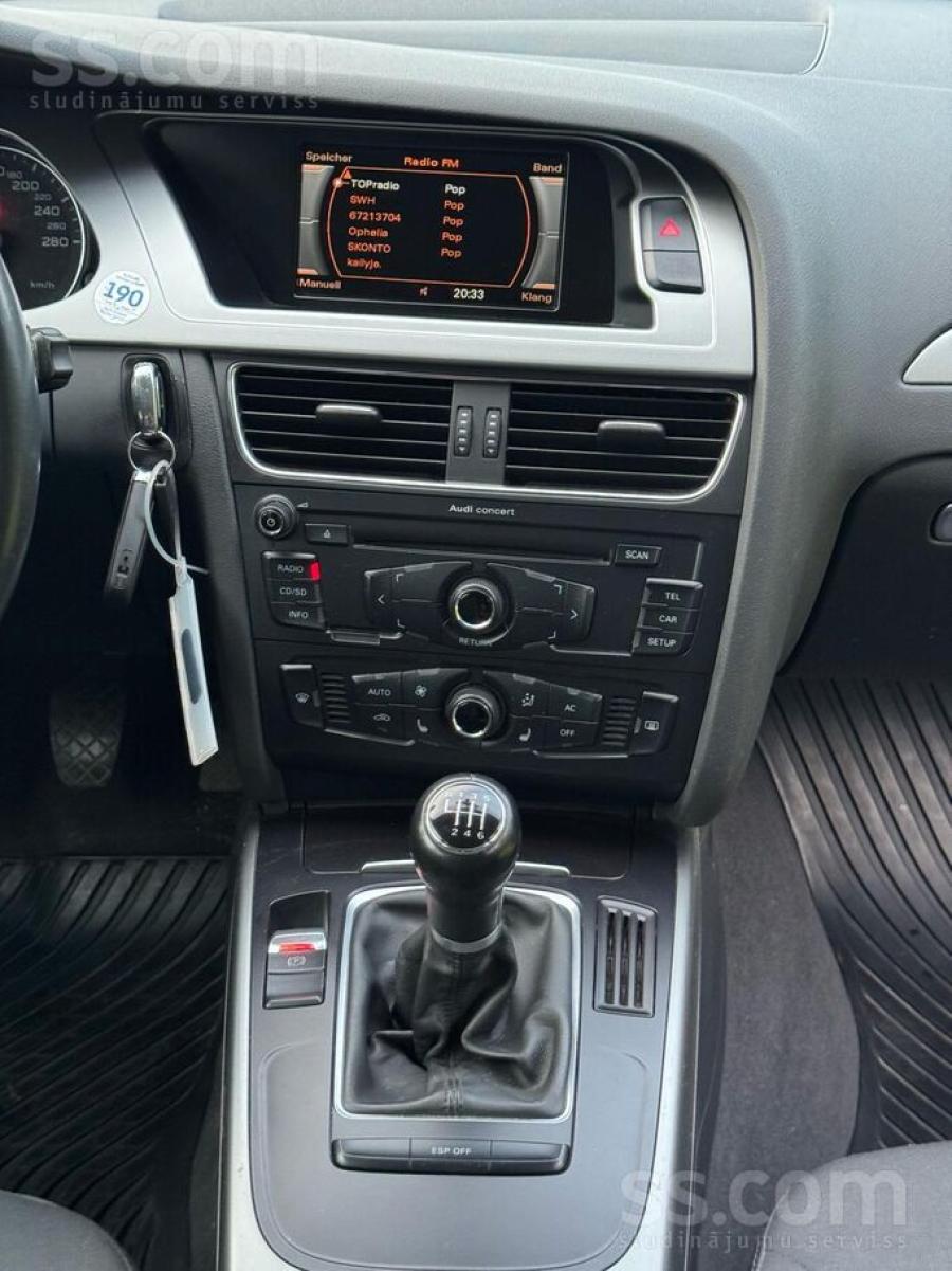 Audi A4 2009 in Bauska, with an engine capacity of 1.80 L and mileage of 230 thousand km for 4100 €, photo 20 on AUTOMOTO.COM.LV