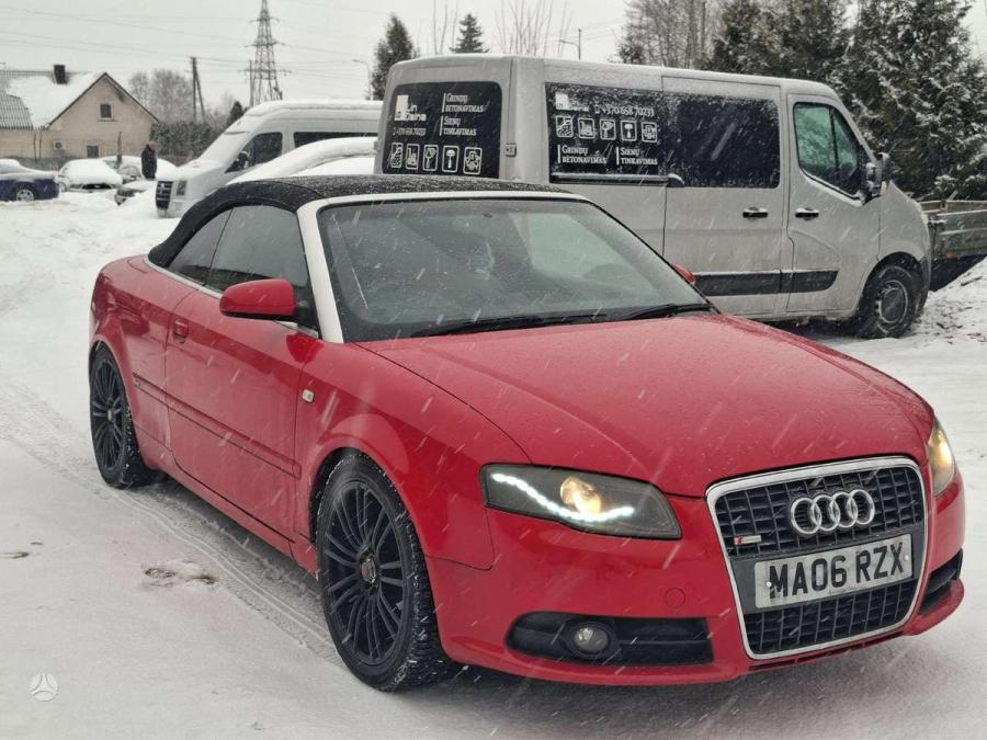 Sarkans Audi A4 2006 Šilutė, ar dzinēja tilpumu 1.98 L un nobraukumu 160 tūkst. km par 1650 €, foto 1 vietnē AUTOMOTO.COM.LV