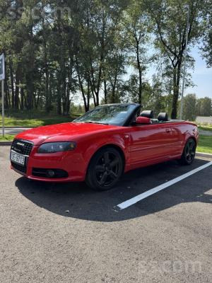 Sarkans Audi A4 2007 Daugavpils, ar dzinēja tilpumu 2.00 L un nobraukumu 240 tūkst. km par 4300 €, foto  vietnē AUTOMOTO.COM.LV
