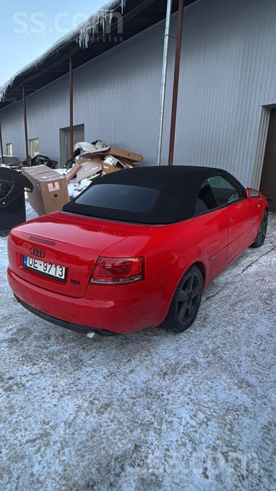 Red Audi A4 2007 in Daugavpils, with an engine capacity of 2.00 L and mileage of 240 thousand km for 4300 €, photo 10 on AUTOMOTO.COM.LV