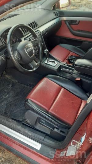 Sarkans Audi A4 2007 Valmiera, ar dzinēja tilpumu 2.00 L un nobraukumu 260 tūkst. km par 2100 €, foto 9 vietnē AUTOMOTO.COM.LV