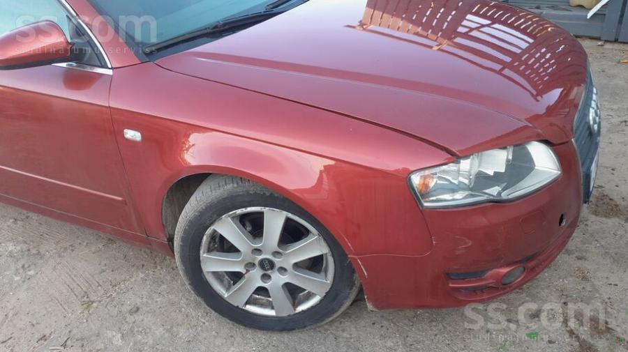 Sarkans Audi A4 2007 Valmiera, ar dzinēja tilpumu 2.00 L un nobraukumu 260 tūkst. km par 2100 €, foto 19 vietnē AUTOMOTO.COM.LV