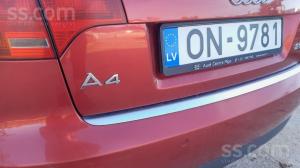 Sarkans Audi A4 2007 Valmiera, ar dzinēja tilpumu 2.00 L un nobraukumu 260 tūkst. km par 2100 €, foto 24 vietnē AUTOMOTO.COM.LV