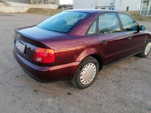 Red Audi A4 1995 in Utena, with an engine capacity of 1.80 L and mileage of 190 thousand km for 1000 €, photo 8 on AUTOMOTO.COM.LV