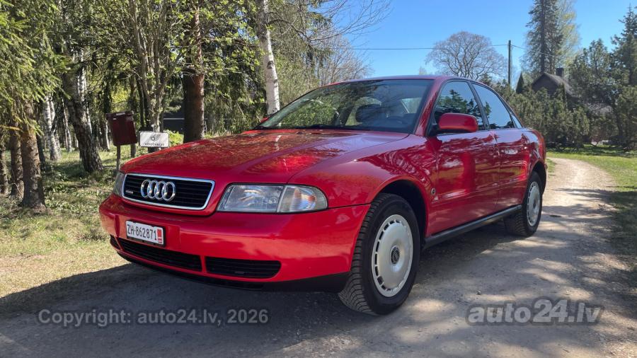 Sarkans Audi A4 1995 Tartu, ar dzinēja tilpumu 2.60 L un nobraukumu 253 tūkst. km par 4990 €, foto 1 vietnē AUTOMOTO.COM.LV
