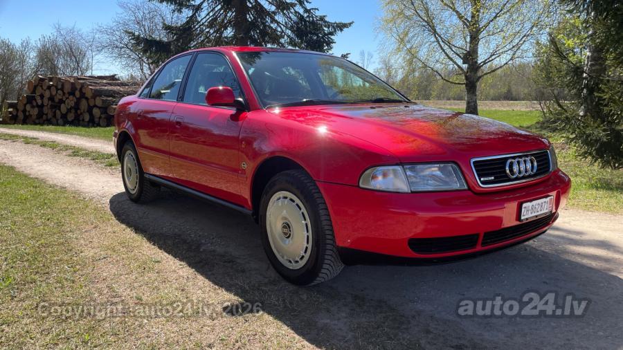 Sarkans Audi A4 1995 Tartu, ar dzinēja tilpumu 2.60 L un nobraukumu 253 tūkst. km par 4990 €, foto 4 vietnē AUTOMOTO.COM.LV
