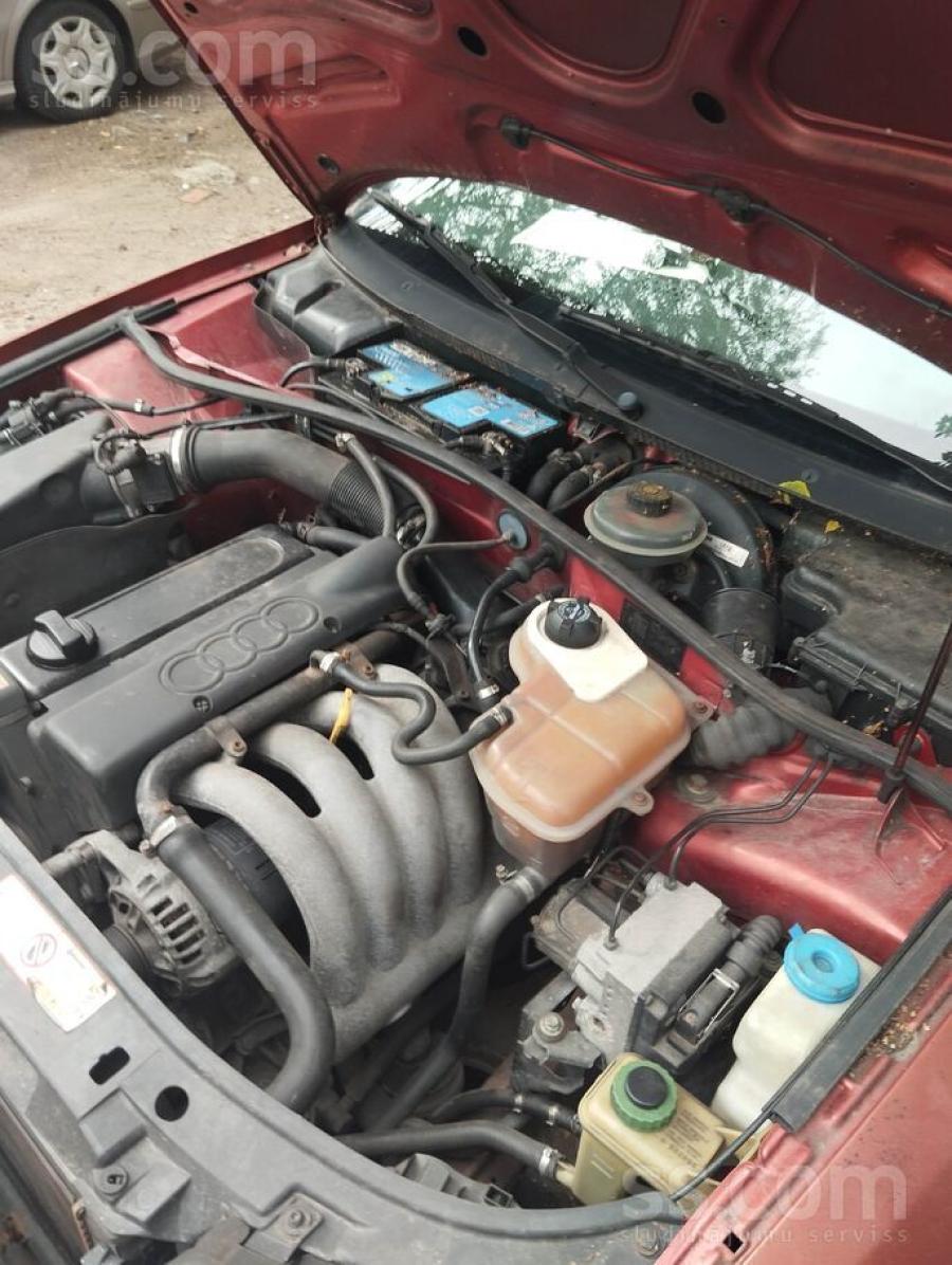 Red Audi A4 1995 in Riga, with an engine capacity of 1.60 L and mileage of 0 thousand km for 500 €, photo 3 on AUTOMOTO.COM.LV