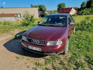 Red Audi A4 1996 in Siauliai, with an engine capacity of 1.90 L and mileage of 358 thousand km for 550 €, photo  on AUTOMOTO.COM.LV