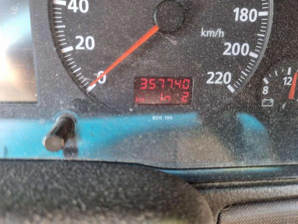 Red Audi A4 1996 in Siauliai, with an engine capacity of 1.90 L and mileage of 358 thousand km for 550 €, photo 9 on AUTOMOTO.COM.LV