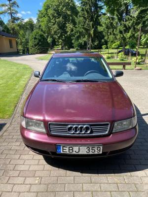 Red Audi A4 1996 in Rokiskis, with an engine capacity of 1.60 L and mileage of 365 thousand km for 550 €, photo  on AUTOMOTO.COM.LV