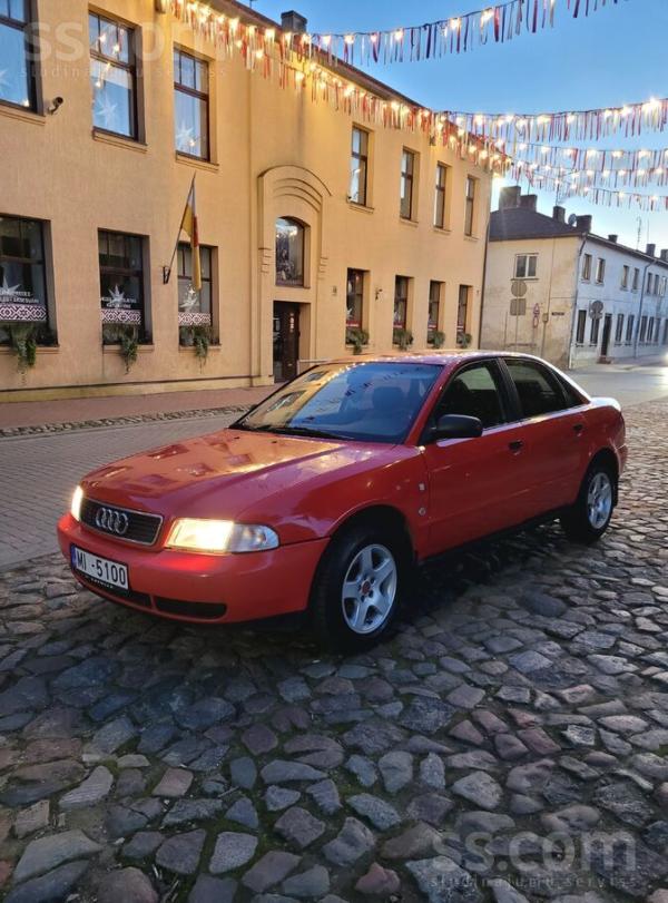 Красный Ауди А4 1996 в Бауска, объемом двигателя 1.90 л и пробегом 405 тыс. км за 1390 €, фото 1 на AUTOMOTO.COM.LV