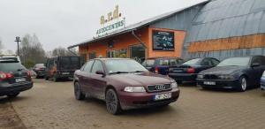 Red Audi A4 1997 in Valmiera, with an engine capacity of 1.60 L and mileage of 221 thousand km for 750 €, photo  on AUTOMOTO.COM.LV