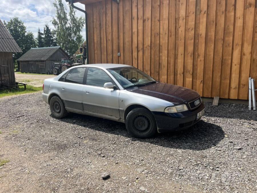 Red Audi A4 1997 in Daugavpils, with an engine capacity of 1.90 L and mileage of 388 thousand km for 630 €, photo 1 on AUTOMOTO.COM.LV