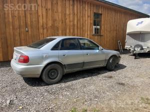 Red Audi A4 1997 in Daugavpils, with an engine capacity of 1.90 L and mileage of 388 thousand km for 630 €, photo 4 on AUTOMOTO.COM.LV