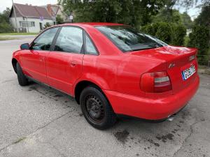 Red Audi A4 1997 in Kaunas, with an engine capacity of 1.60 L and mileage of 271 thousand km for 1100 €, photo 8 on AUTOMOTO.COM.LV
