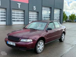 Red Audi A4 1997 in Panevezys, with an engine capacity of 1.60 L and mileage of 0 thousand km for 330 €, photo  on AUTOMOTO.COM.LV