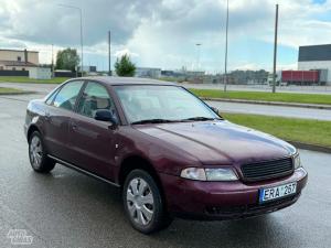 Red Audi A4 1997 in Panevezys, with an engine capacity of 1.60 L and mileage of 0 thousand km for 330 €, photo 3 on AUTOMOTO.COM.LV