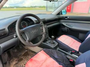 Red Audi A4 1997 in Panevezys, with an engine capacity of 1.60 L and mileage of 0 thousand km for 330 €, photo 8 on AUTOMOTO.COM.LV