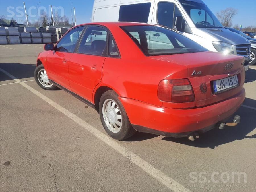 Sarkans Audi A4 1998 Daugavpils, ar dzinēja tilpumu 1.90 L un nobraukumu 407 tūkst. km par 1840 €, foto 3 vietnē AUTOMOTO.COM.LV