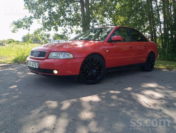 Sarkans Audi A4 1999 Rīga, ar dzinēja tilpumu 1.90 L un nobraukumu 354 tūkst. km par 1390 €, foto 1 vietnē AUTOMOTO.COM.LV
