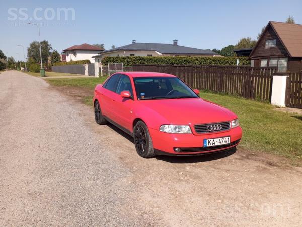 Sarkans Audi A4 1999 Rīga, ar dzinēja tilpumu 1.90 L un nobraukumu 354 tūkst. km par 1390 €, foto 2 vietnē AUTOMOTO.COM.LV