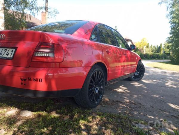 Sarkans Audi A4 1999 Rīga, ar dzinēja tilpumu 1.90 L un nobraukumu 354 tūkst. km par 1390 €, foto 10 vietnē AUTOMOTO.COM.LV
