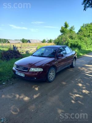 Red Audi A4 1999 in Preili, with an engine capacity of 1.80 L and mileage of 231 thousand km for 530 €, photo  on AUTOMOTO.COM.LV