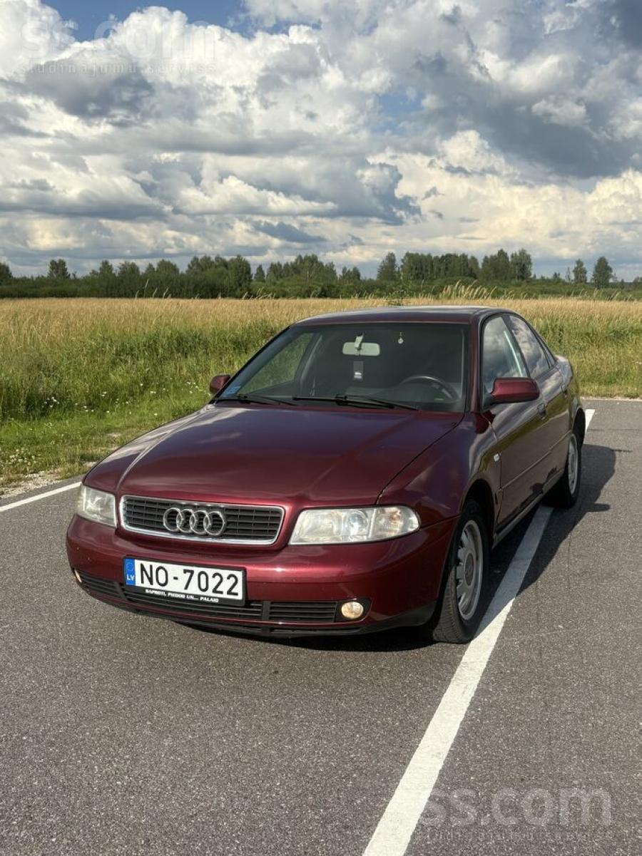Red Audi A4 2000 in Bauska, with an engine capacity of 1.60 L and mileage of 260 thousand km for 1000 €, photo 1 on AUTOMOTO.COM.LV