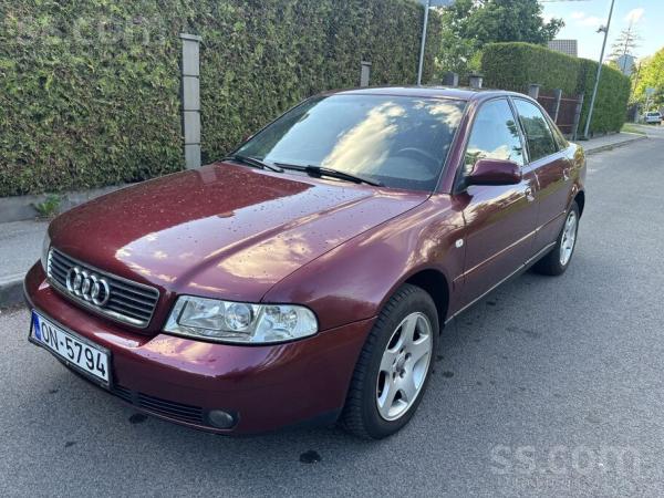 Red Audi A4 2000 in Riga, with an engine capacity of 1.90 L and mileage of 218 thousand km for 2690 €, photo 1 on AUTOMOTO.COM.LV