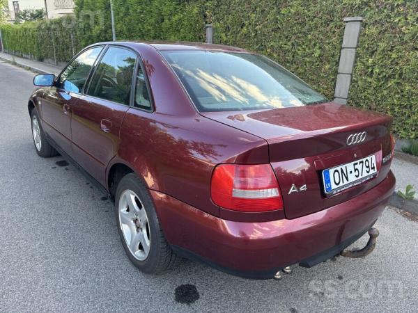 Red Audi A4 2000 in Riga, with an engine capacity of 1.90 L and mileage of 218 thousand km for 2690 €, photo 8 on AUTOMOTO.COM.LV