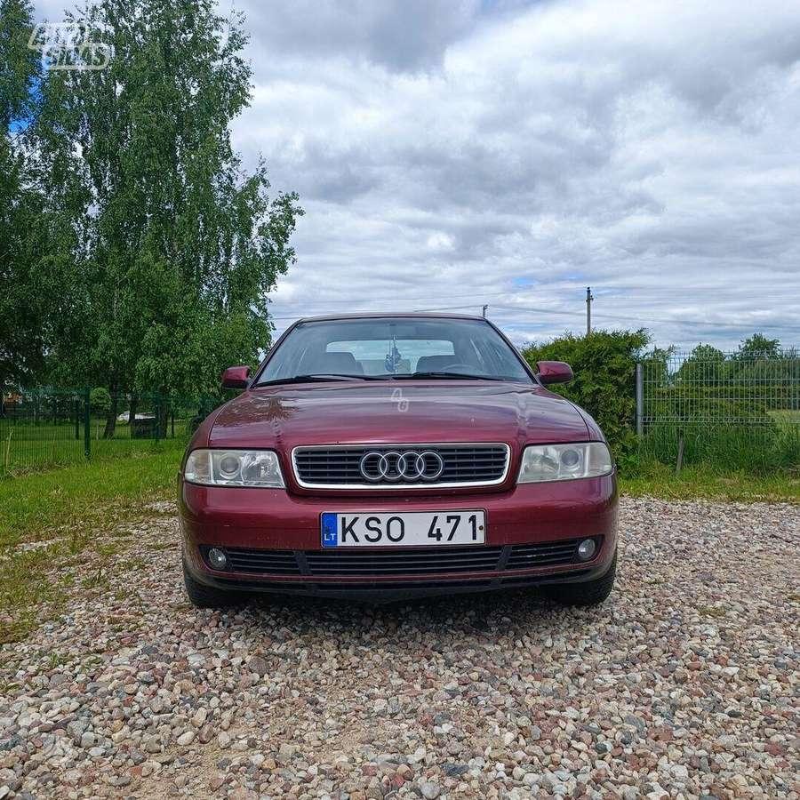 Red Audi A4 2000 in Kaunas, with an engine capacity of 1.90 L and mileage of 400 thousand km for 850 €, photo 1 on AUTOMOTO.COM.LV
