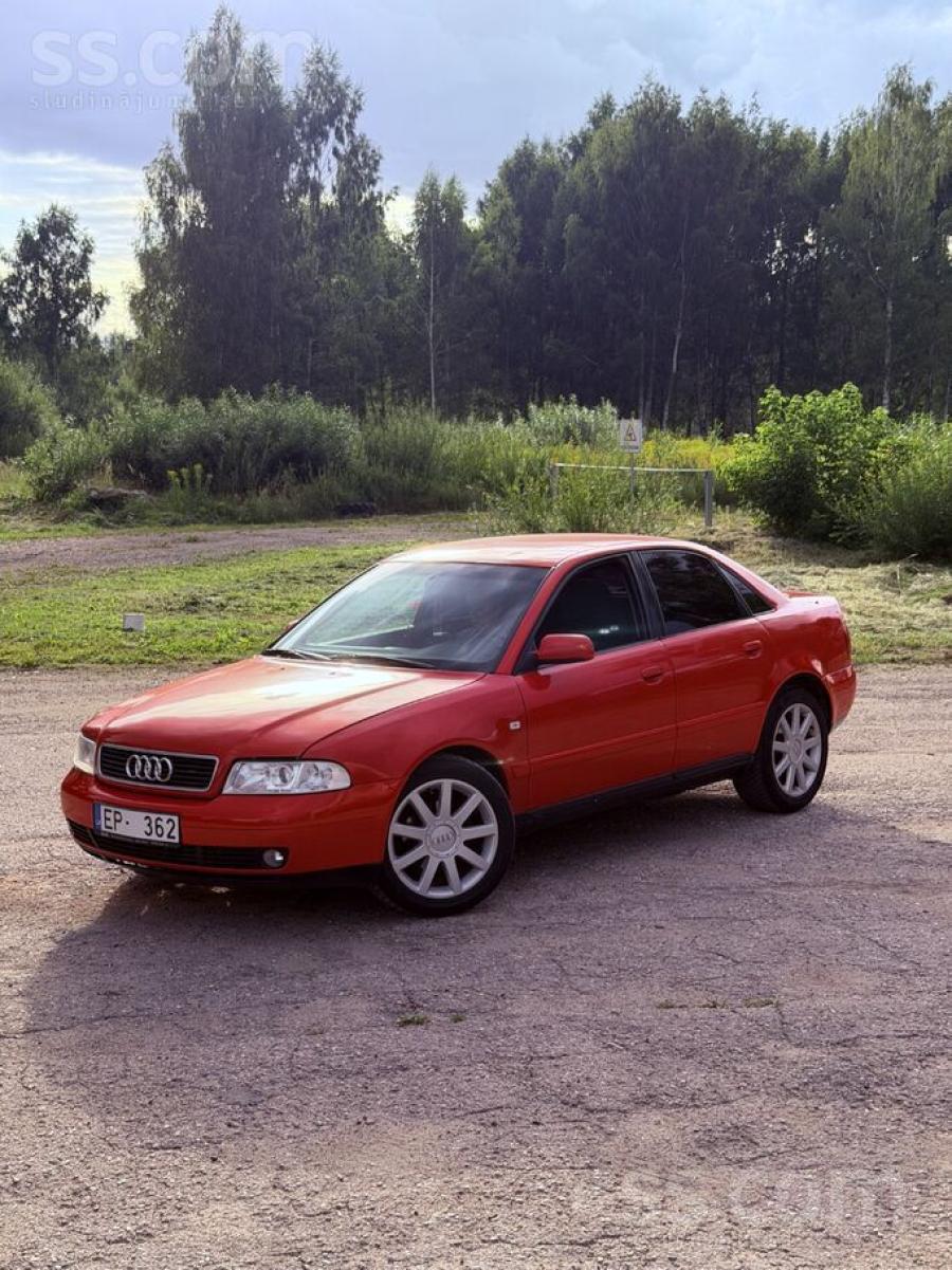 Sarkans Audi A4 2000 Dobele, ar dzinēja tilpumu 1.60 L un nobraukumu 247 tūkst. km par 1900 €, foto 1 vietnē AUTOMOTO.COM.LV
