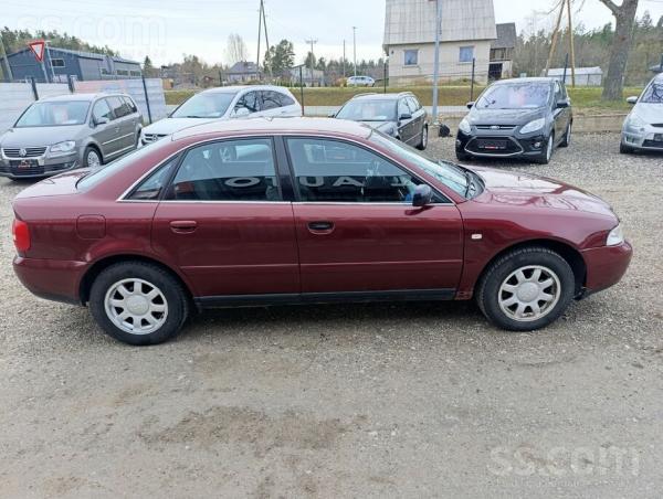 Red Audi A4 2000 in Valmiera, with an engine capacity of 1.80 L and mileage of 223 thousand km for 1250 €, photo 7 on AUTOMOTO.COM.LV