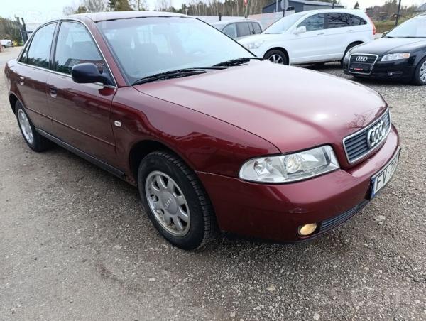Red Audi A4 2000 in Valmiera, with an engine capacity of 1.80 L and mileage of 223 thousand km for 1250 €, photo 8 on AUTOMOTO.COM.LV